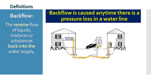 Backflow Testing Program